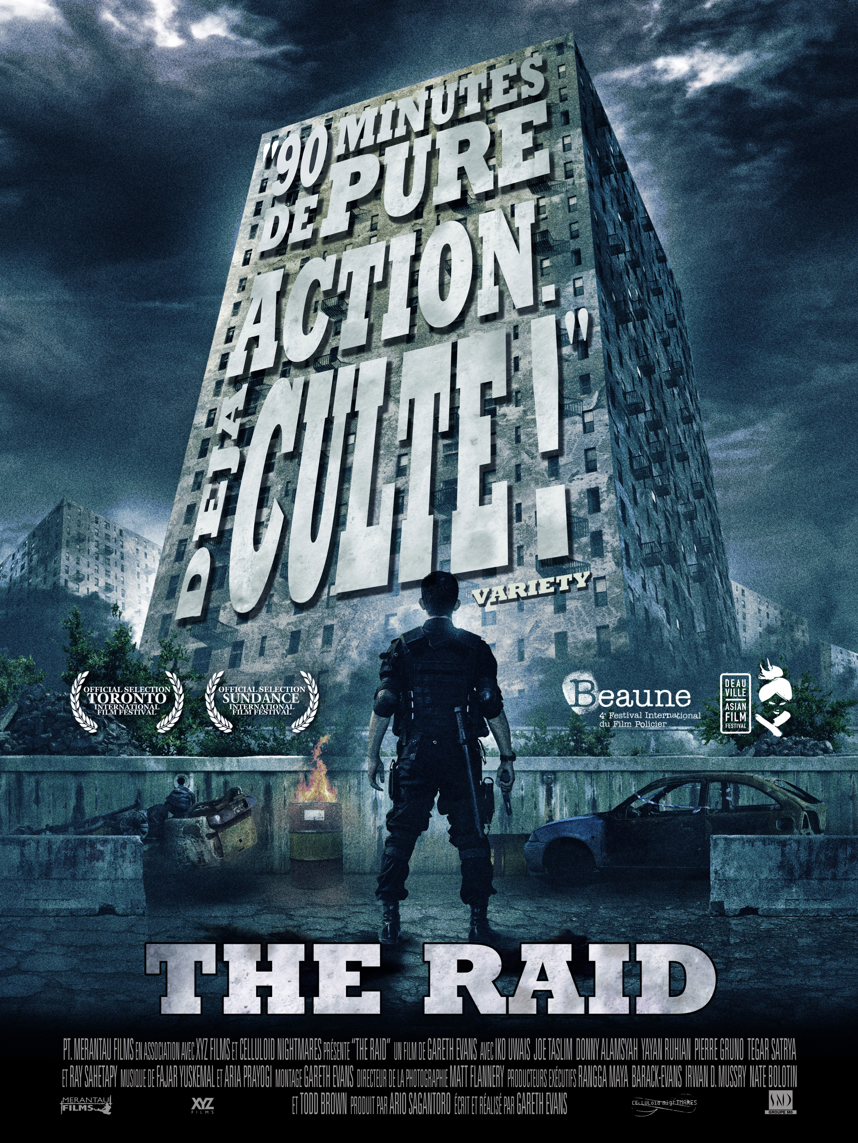 The Raid : l'affiche française du film indonésien - Critique Film